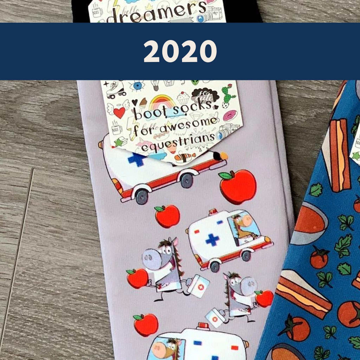 Boot Socks Limited 2020 An Apple A Day Anniversary Edition Equestrian ...